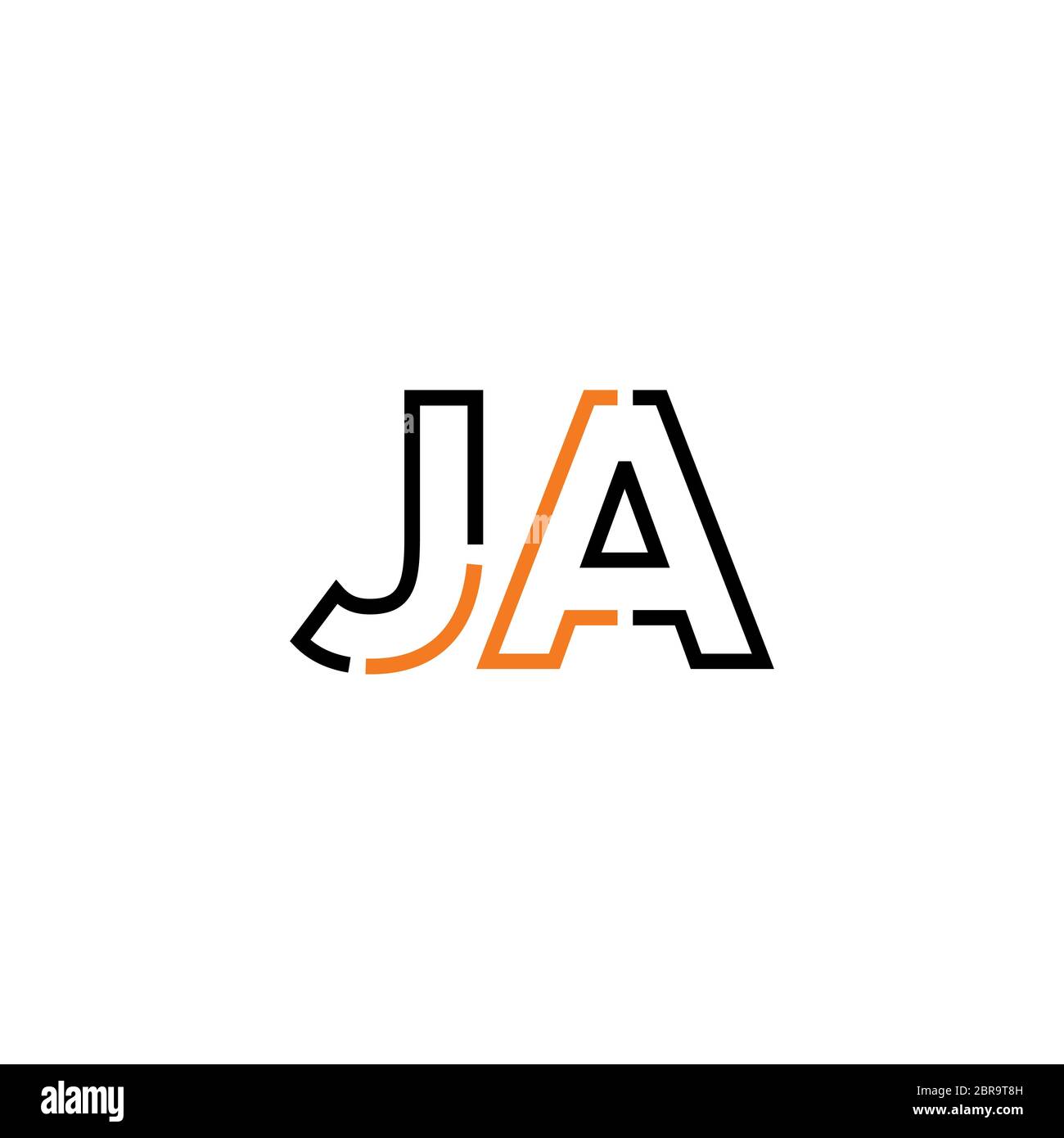 Ja initial Cut Out Stock Images & Pictures - Alamy