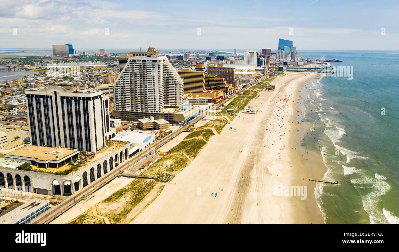 Atlantic City Boardwalk And Night High Resolution Stock Photography and ...