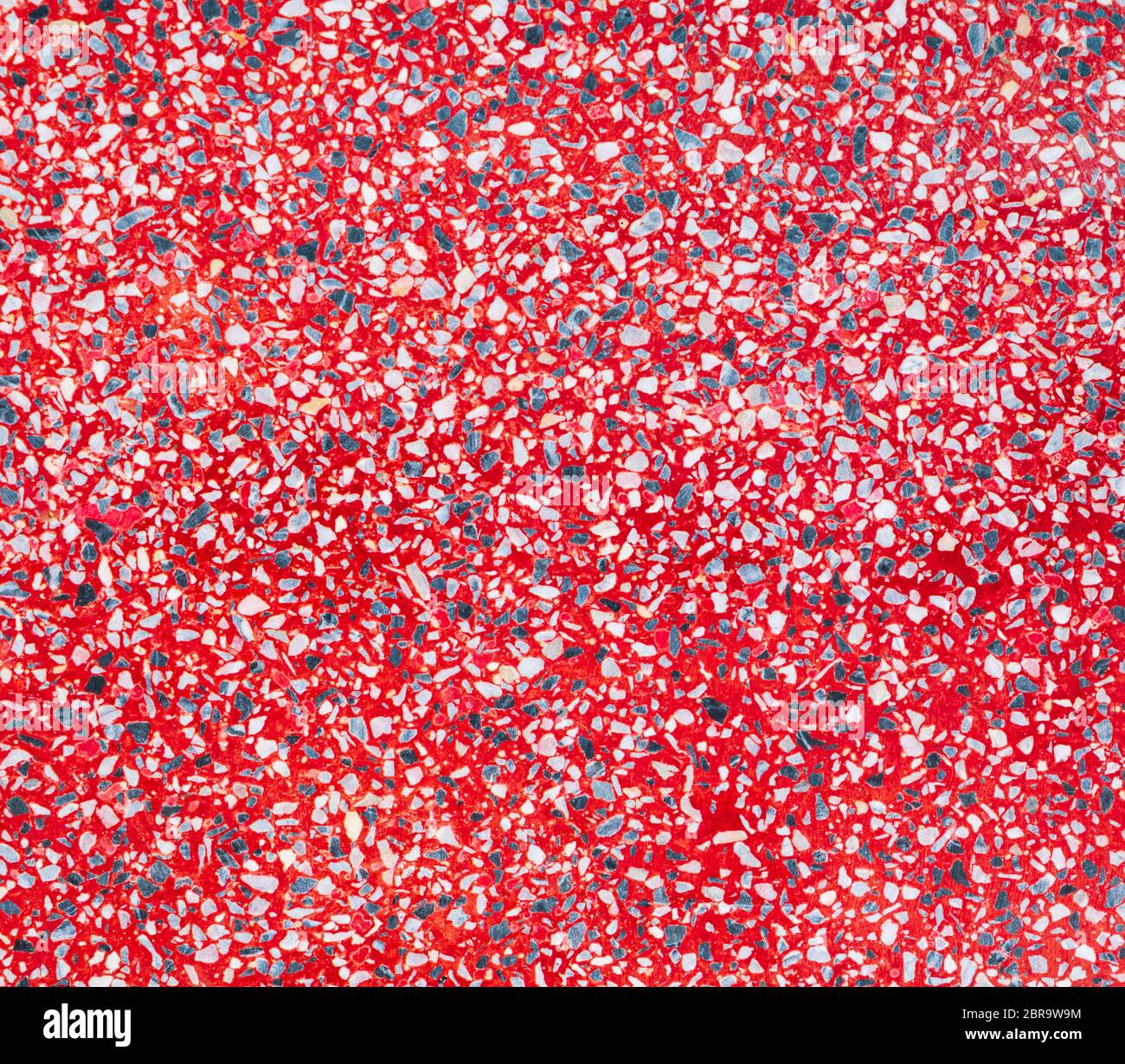 Terrazzo floor red color stone marble texture for background Stock ...
