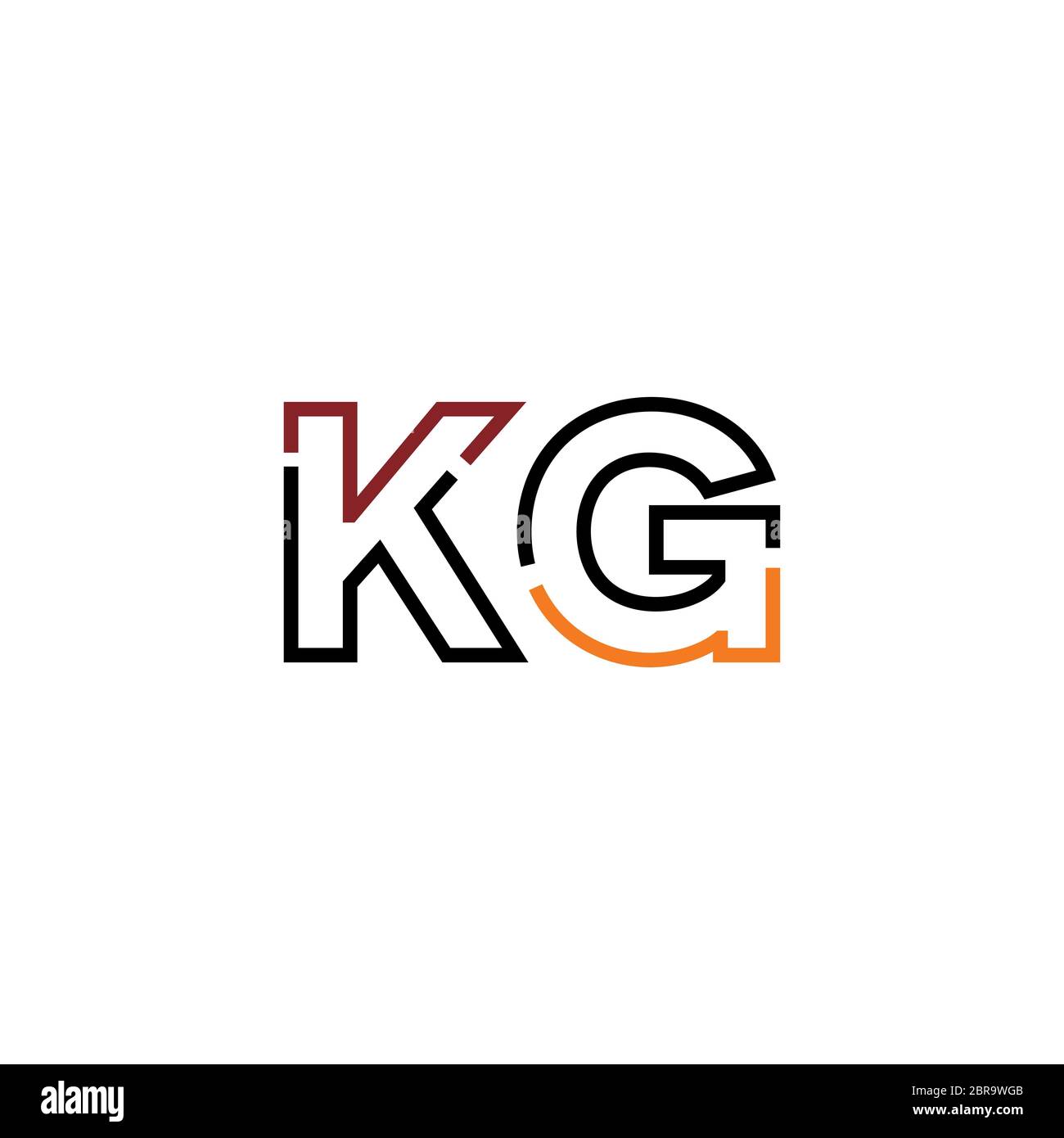 Kg Letter Logo