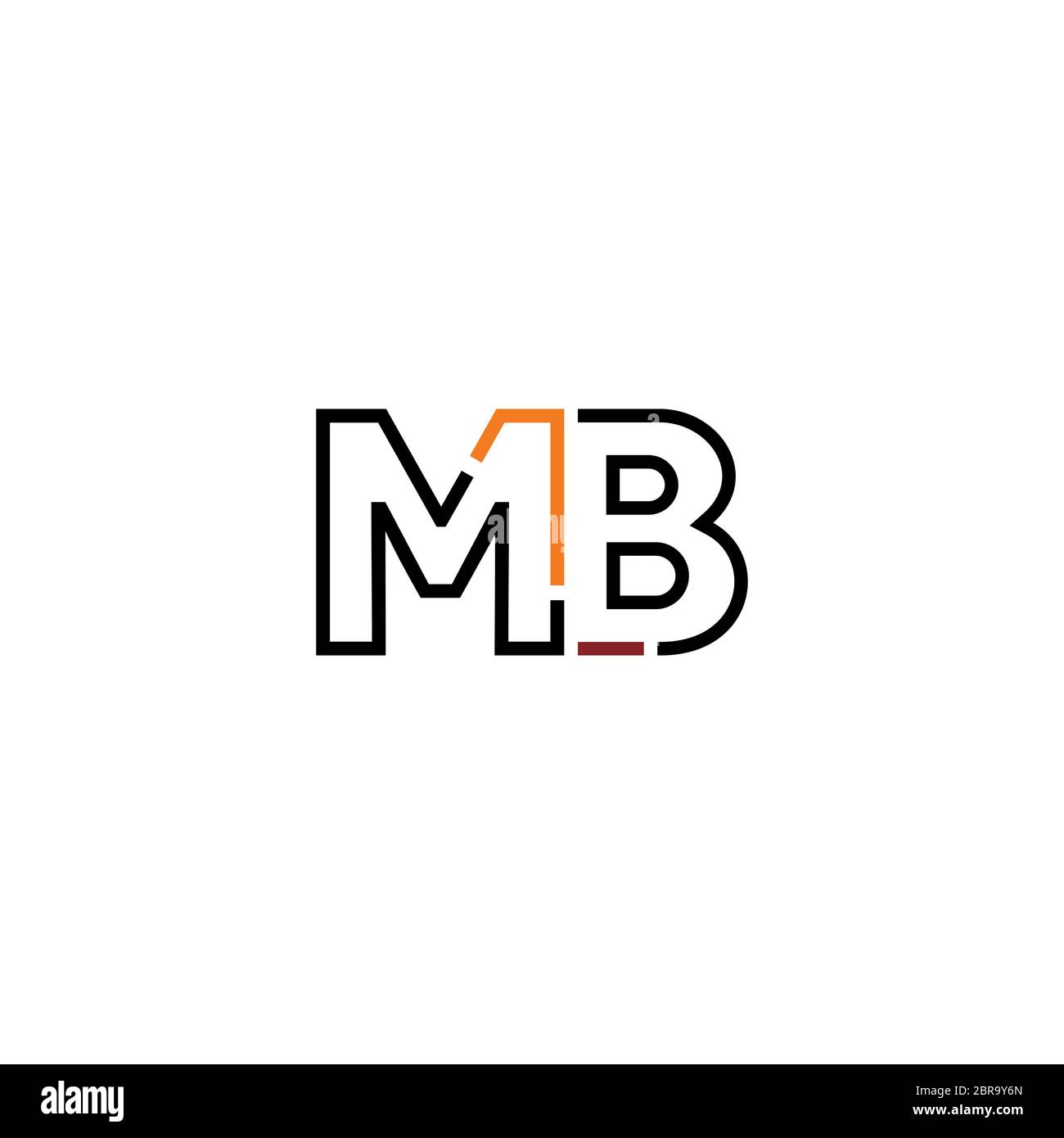 Letter Mb Logo High Resolution Stock Photography and Images - Alamy