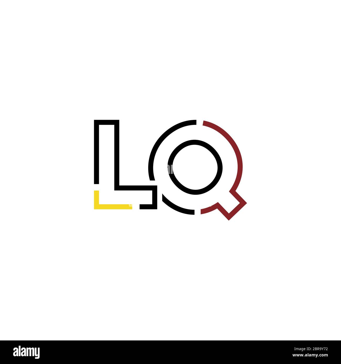 Lq letter logo hi-res stock photography and images - Alamy