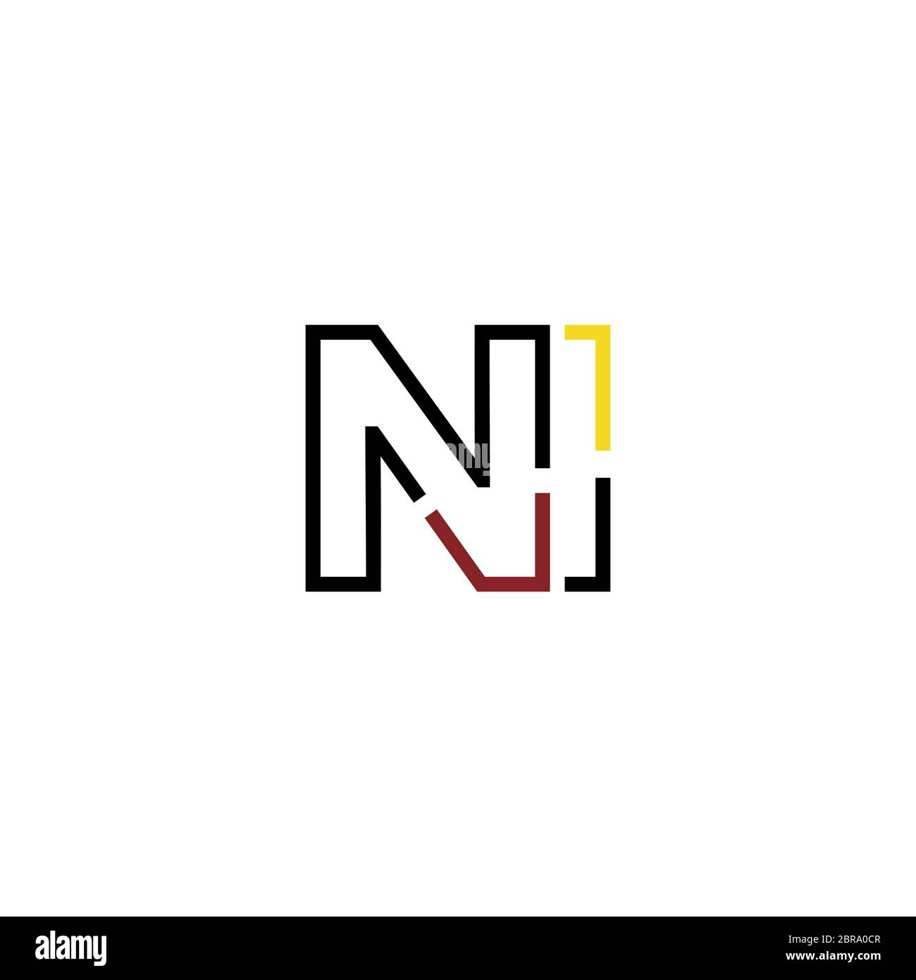 Ni Letter Logo High Resolution Stock Photography and Images - Alamy