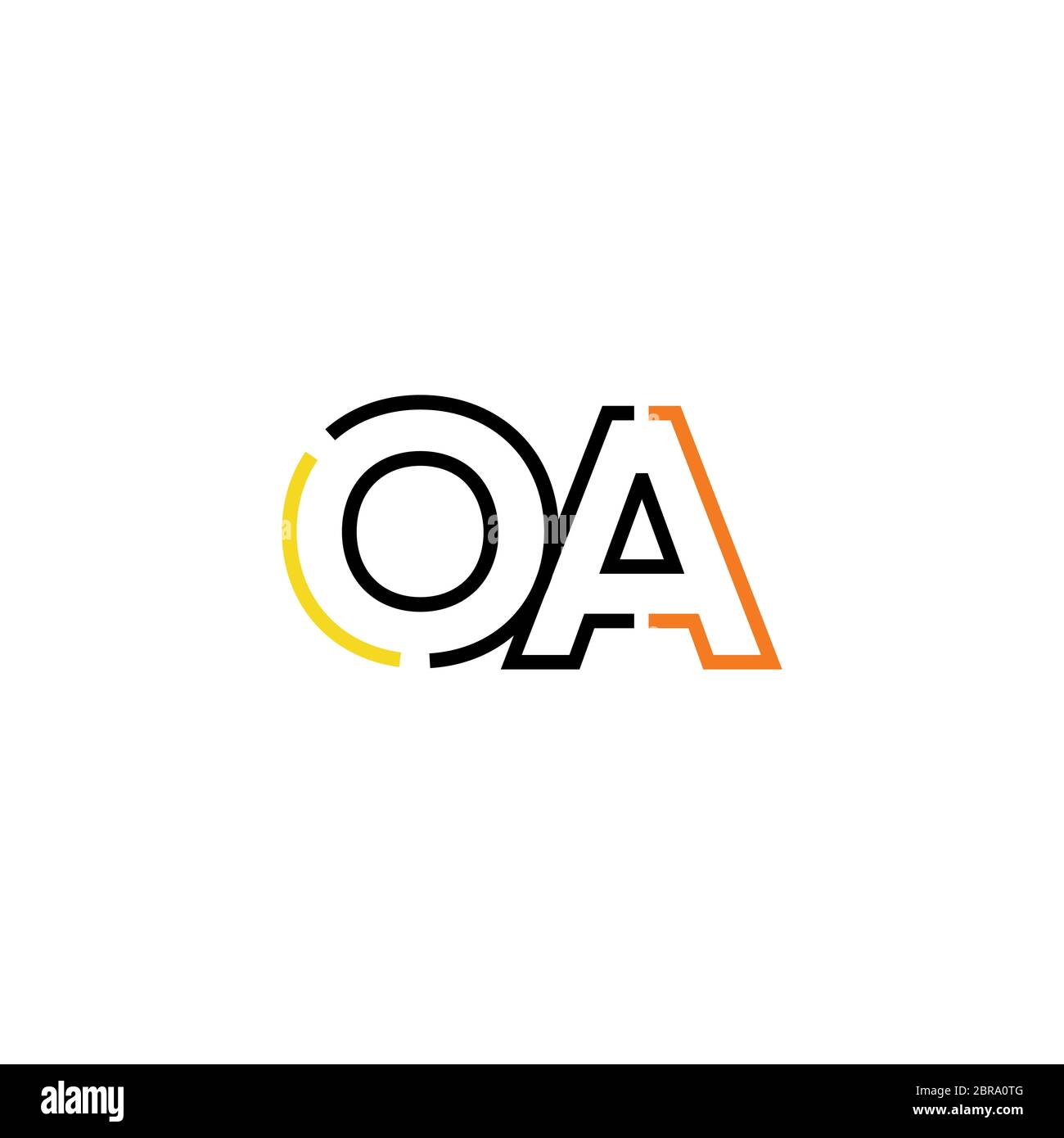 Oa logo design hi-res stock photography and images - Alamy