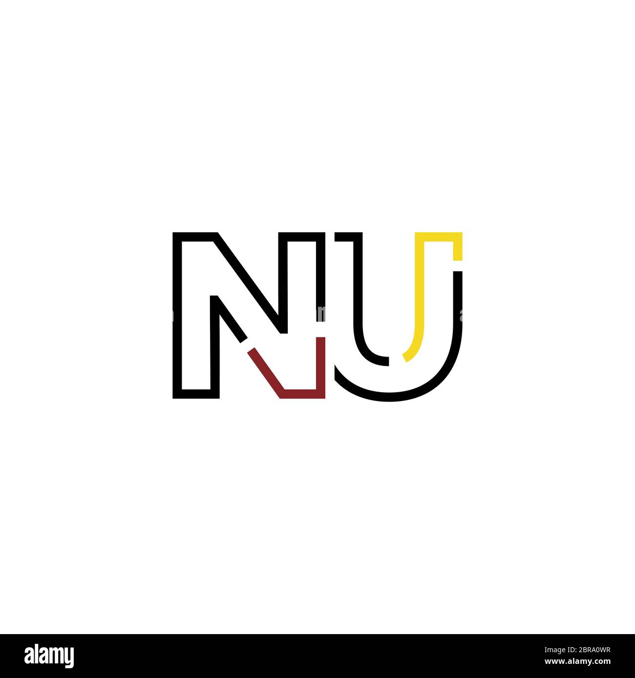 Nu logo vector vectors hi-res stock photography and images - Alamy