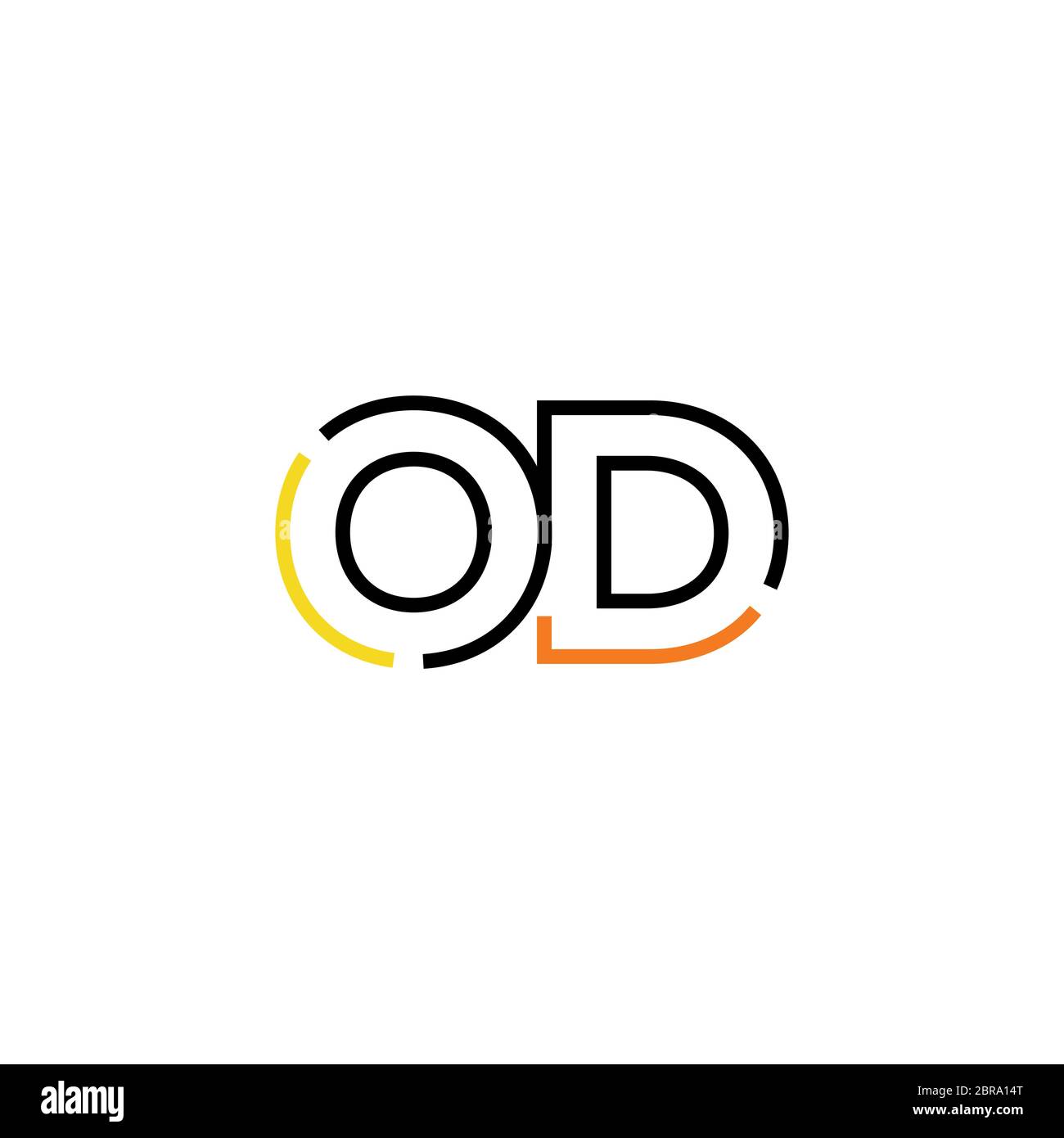 Od letter logo Stock Vector Images - Alamy
