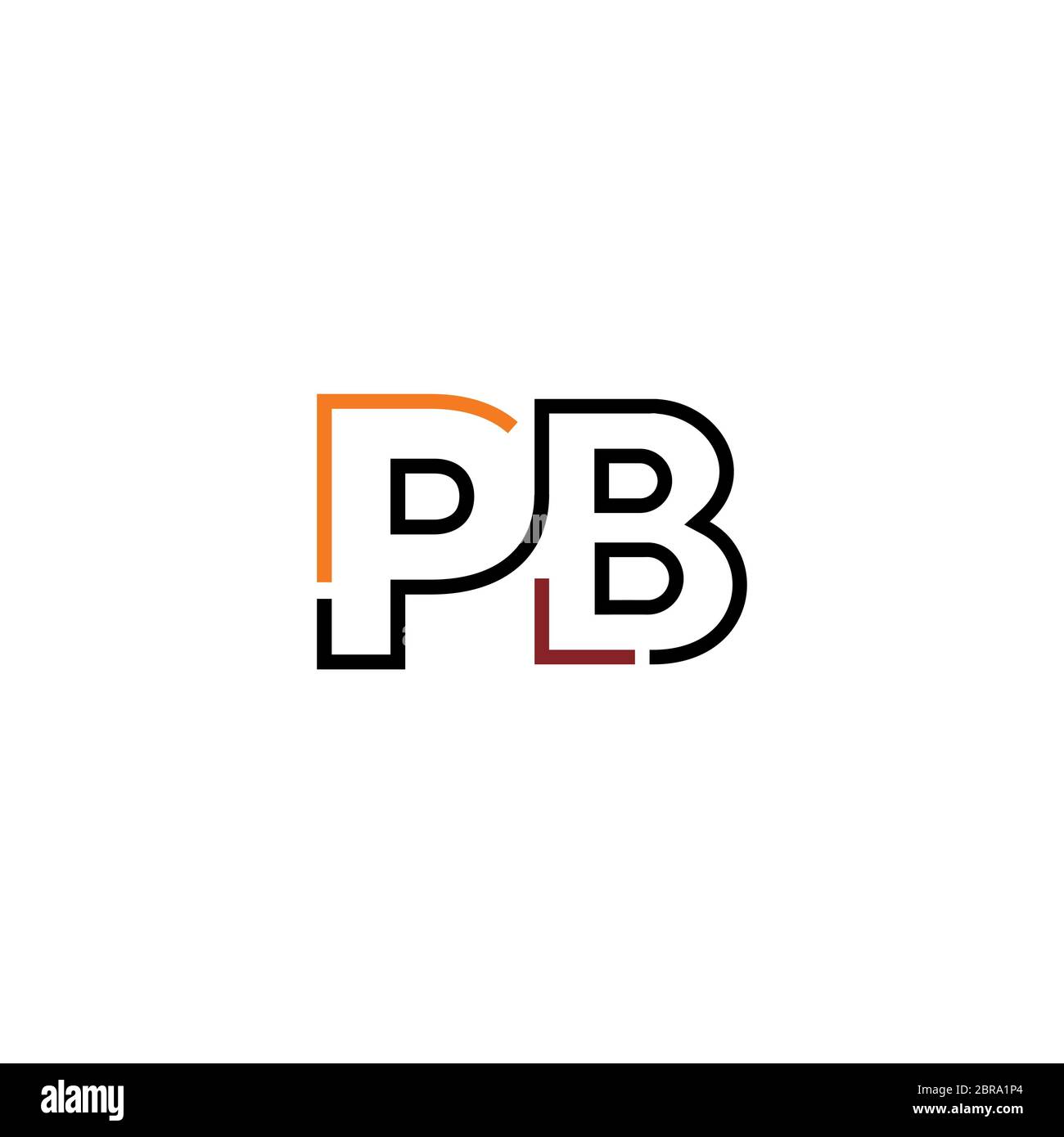 Pb letter logo hi-res stock photography and images - Alamy