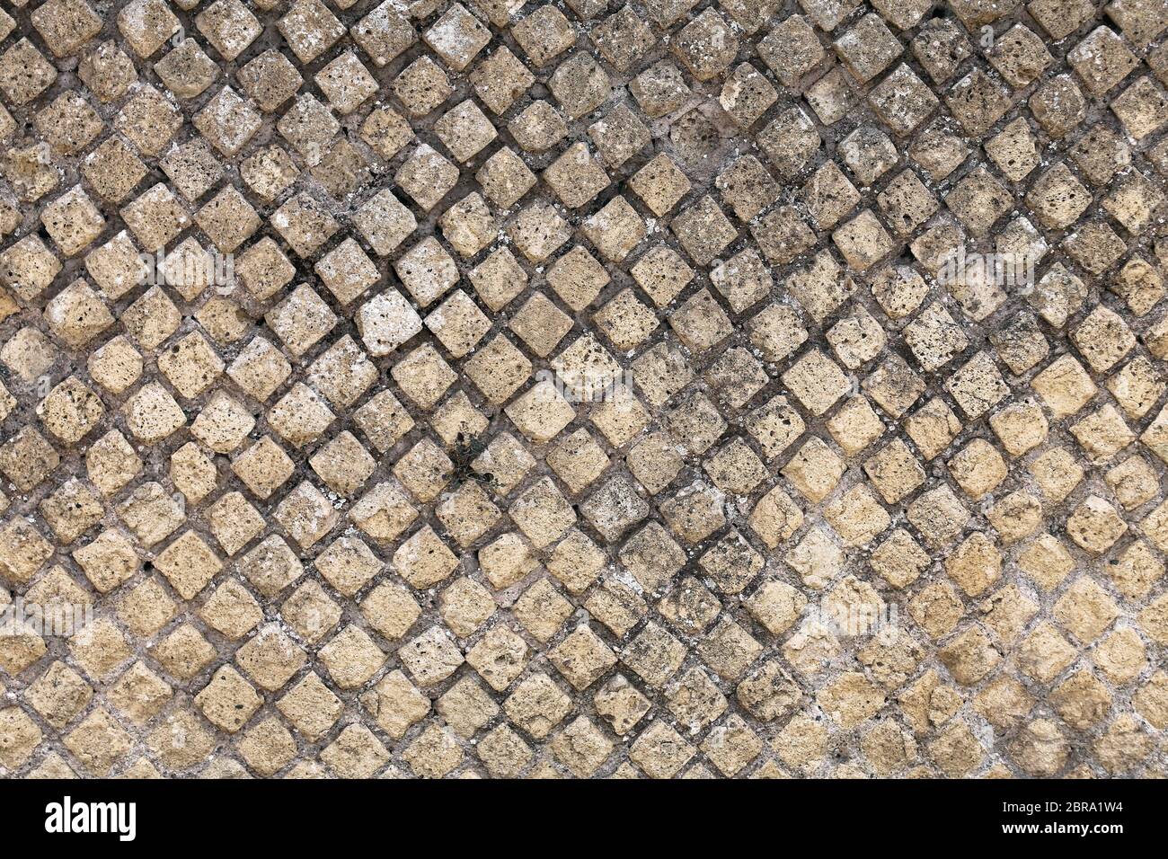 Ancient Square Brick Roman Ruins Wall in Italy Stock Photo - Alamy