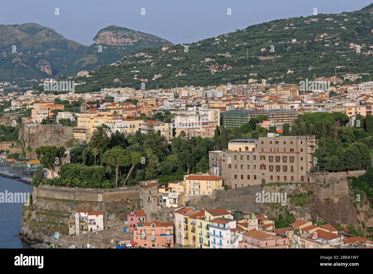 Sorrento Landscape in Campania Italy Sunny Afternoon Stock Photo - Alamy