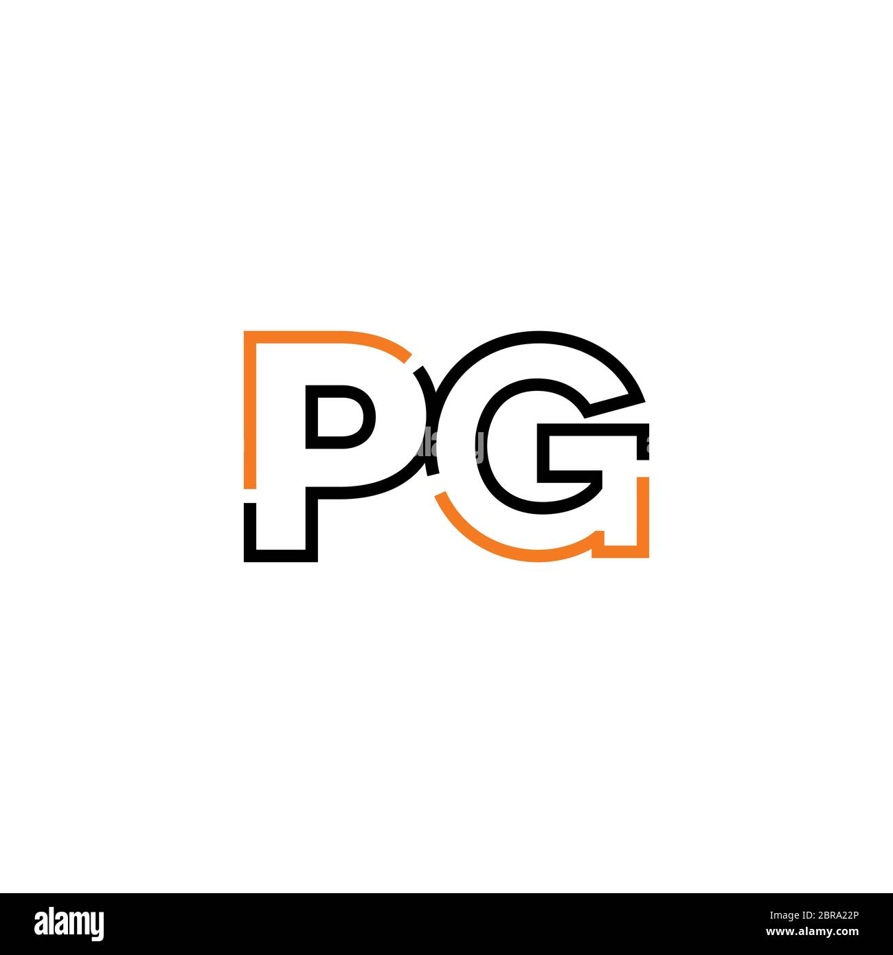 Pg alphabet logo hi-res stock photography and images - Alamy