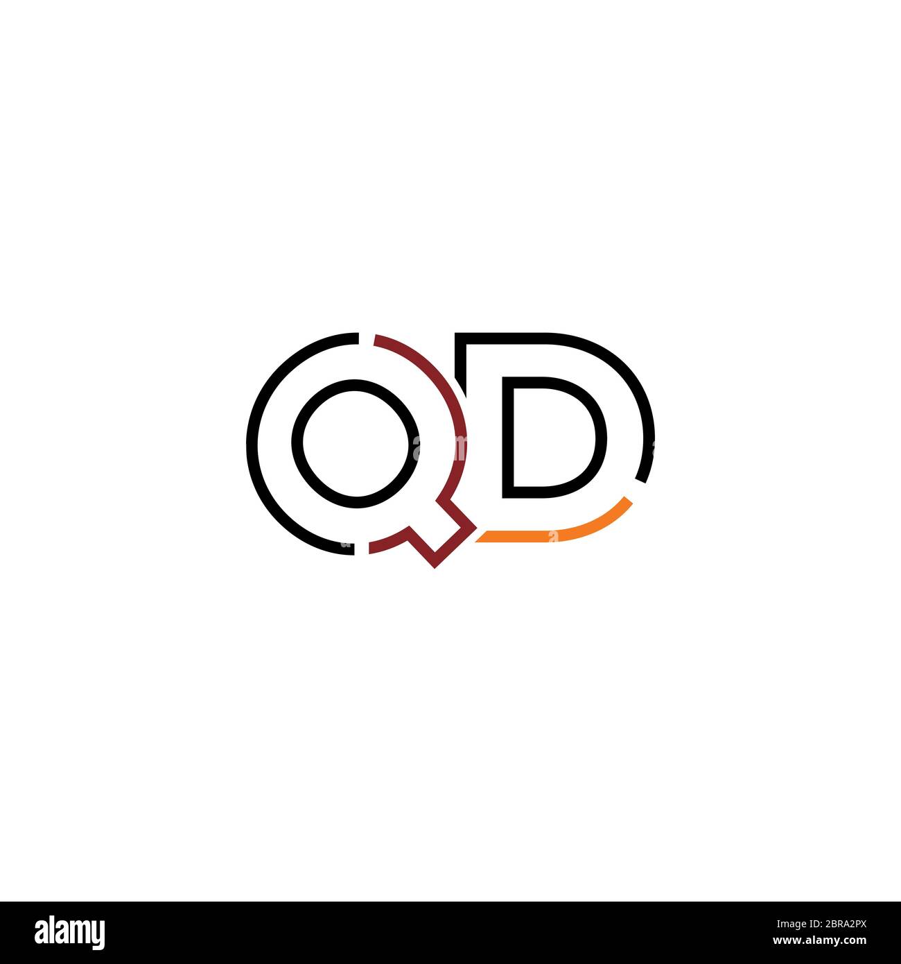 Qd logo Stock Vector Images - Alamy