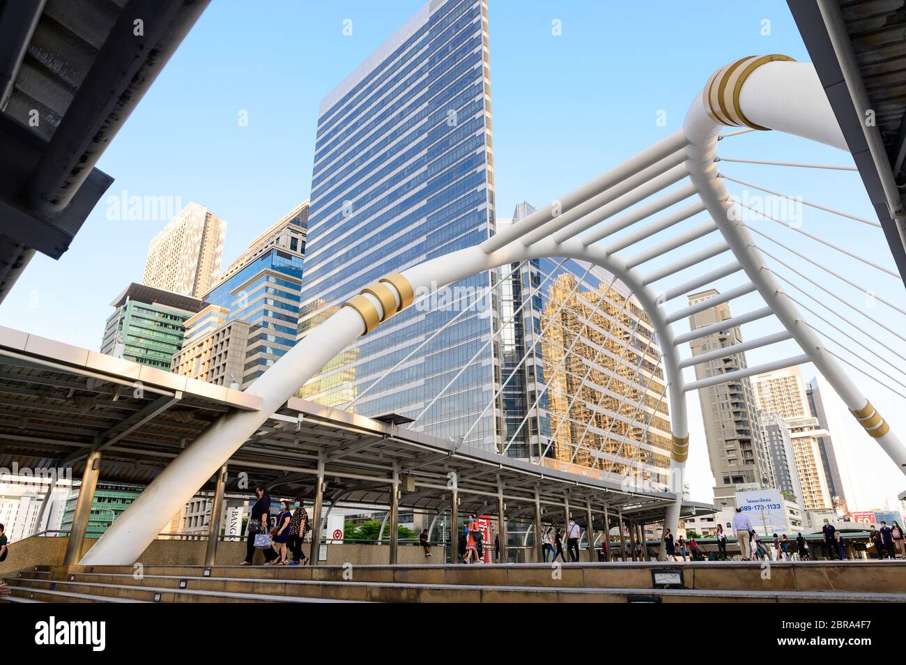 Bangkok bts bridge sathorn hi-res stock photography and images - Alamy