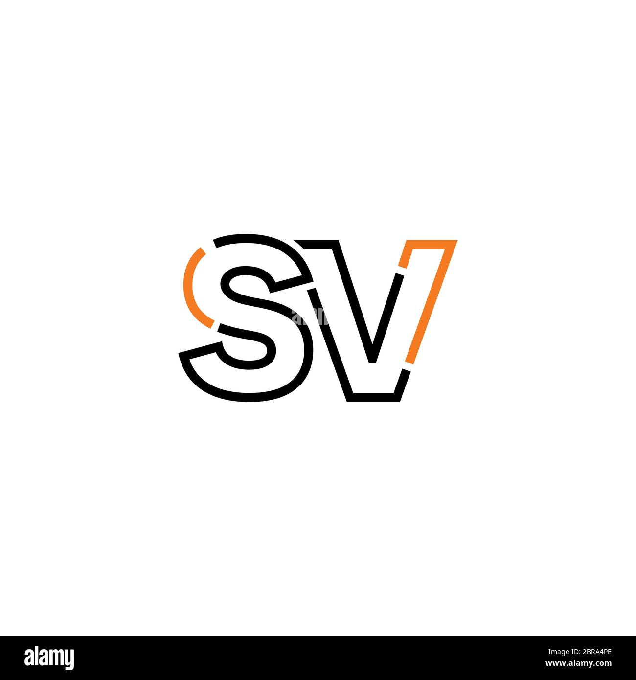 Letter sv logo hi-res stock photography and images - Alamy