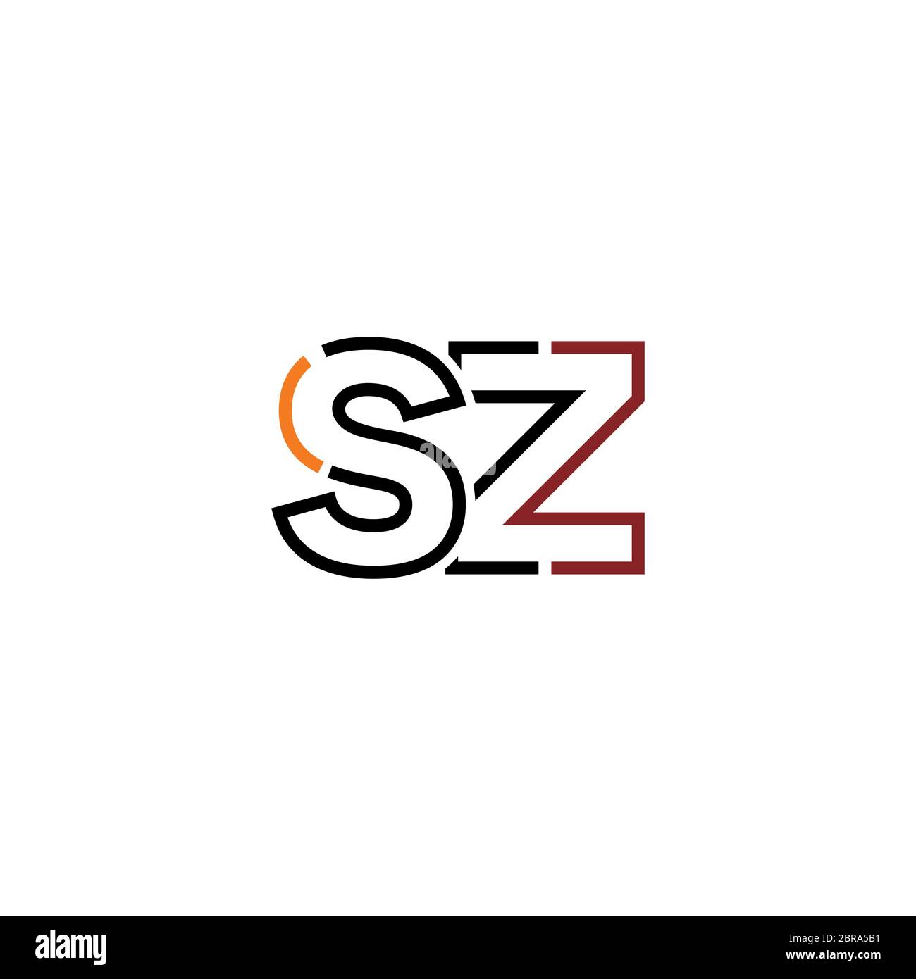 Letter sz logo hi-res stock photography and images - Alamy