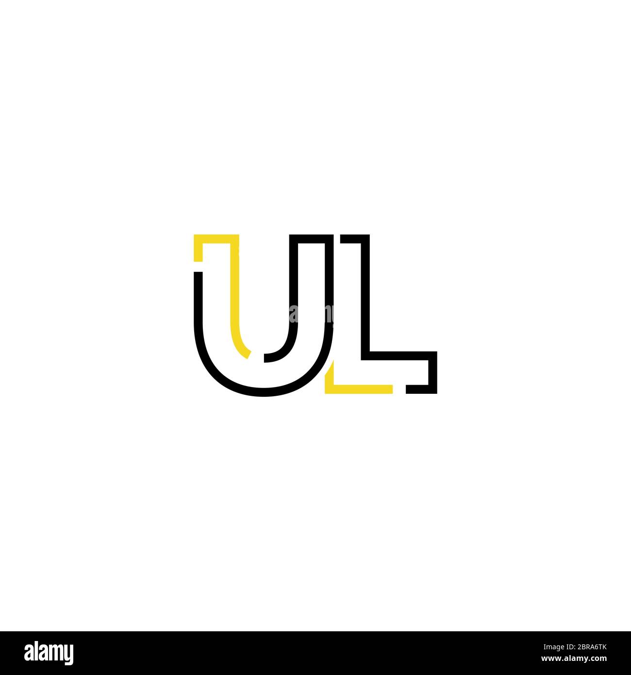 Letter ul logo hi-res stock photography and images - Alamy