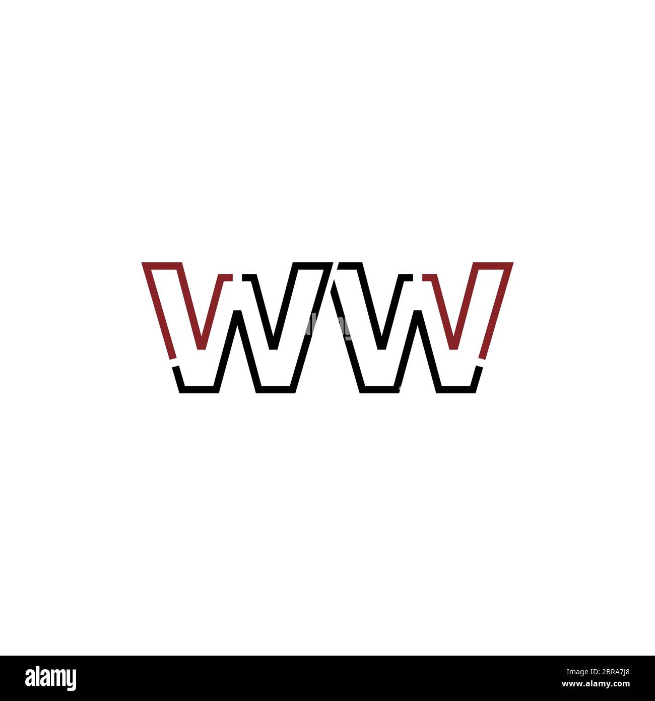 Ww sign Cut Out Stock Images & Pictures - Alamy