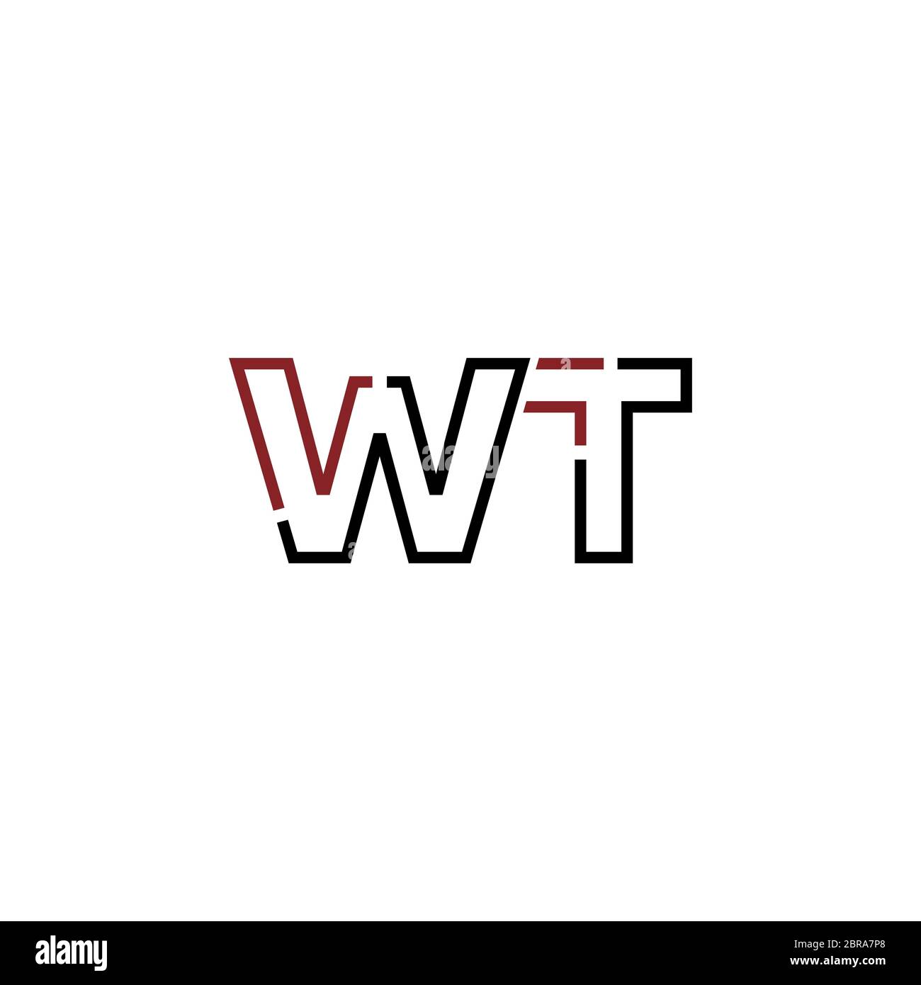 Wt logo vector vectors hi-res stock photography and images - Alamy