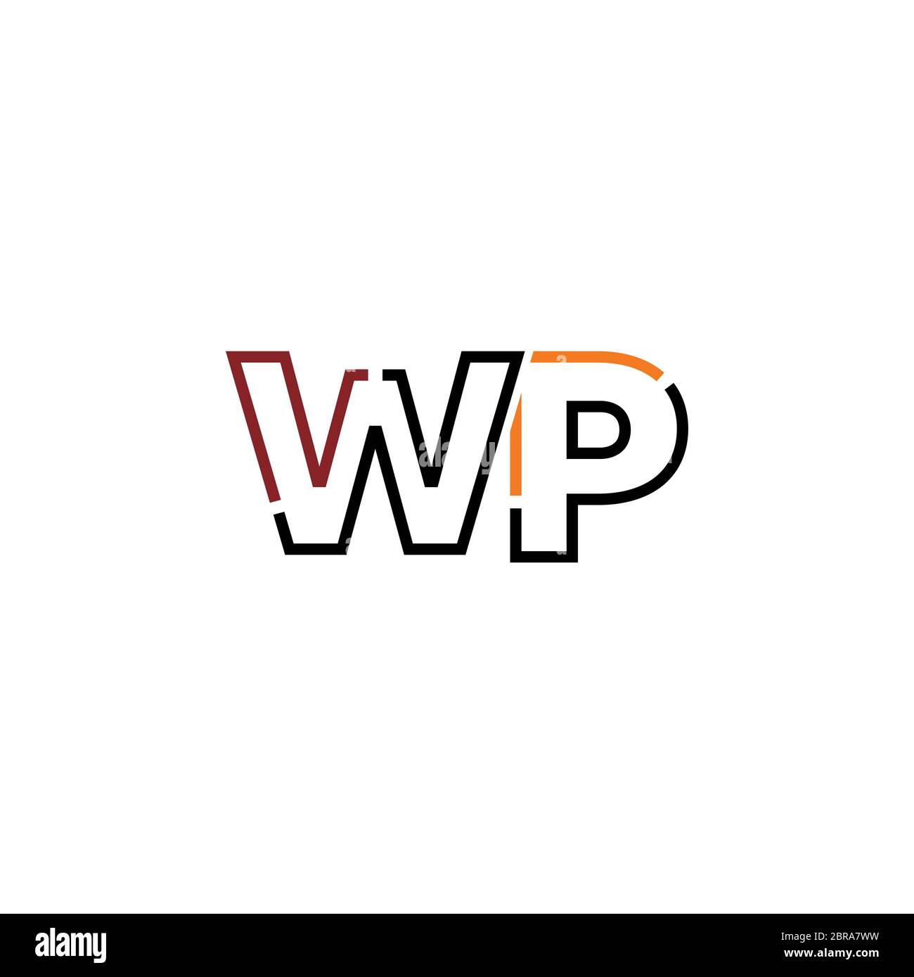 Wp logo design hi-res stock photography and images - Alamy