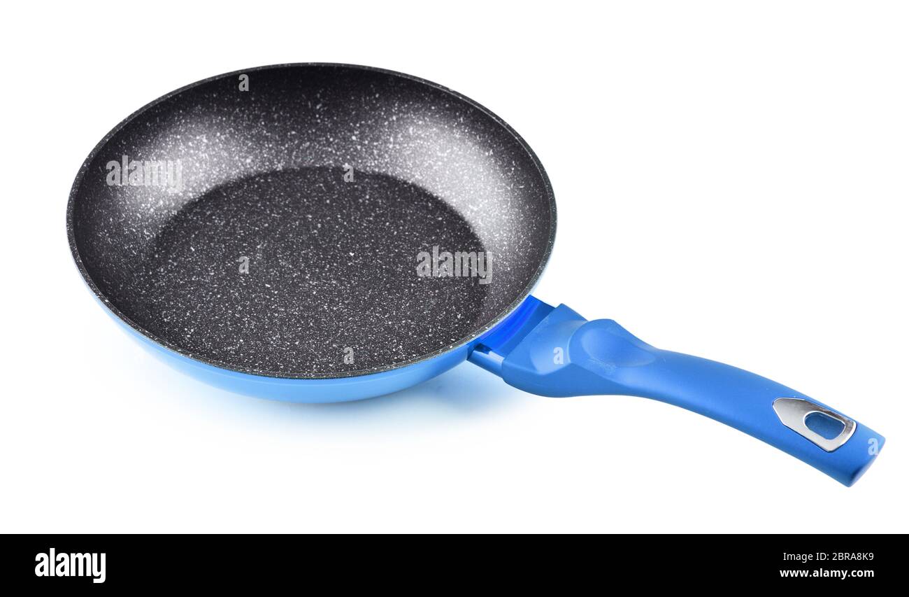 Frying pan isolated on white background Stock Photo - Alamy