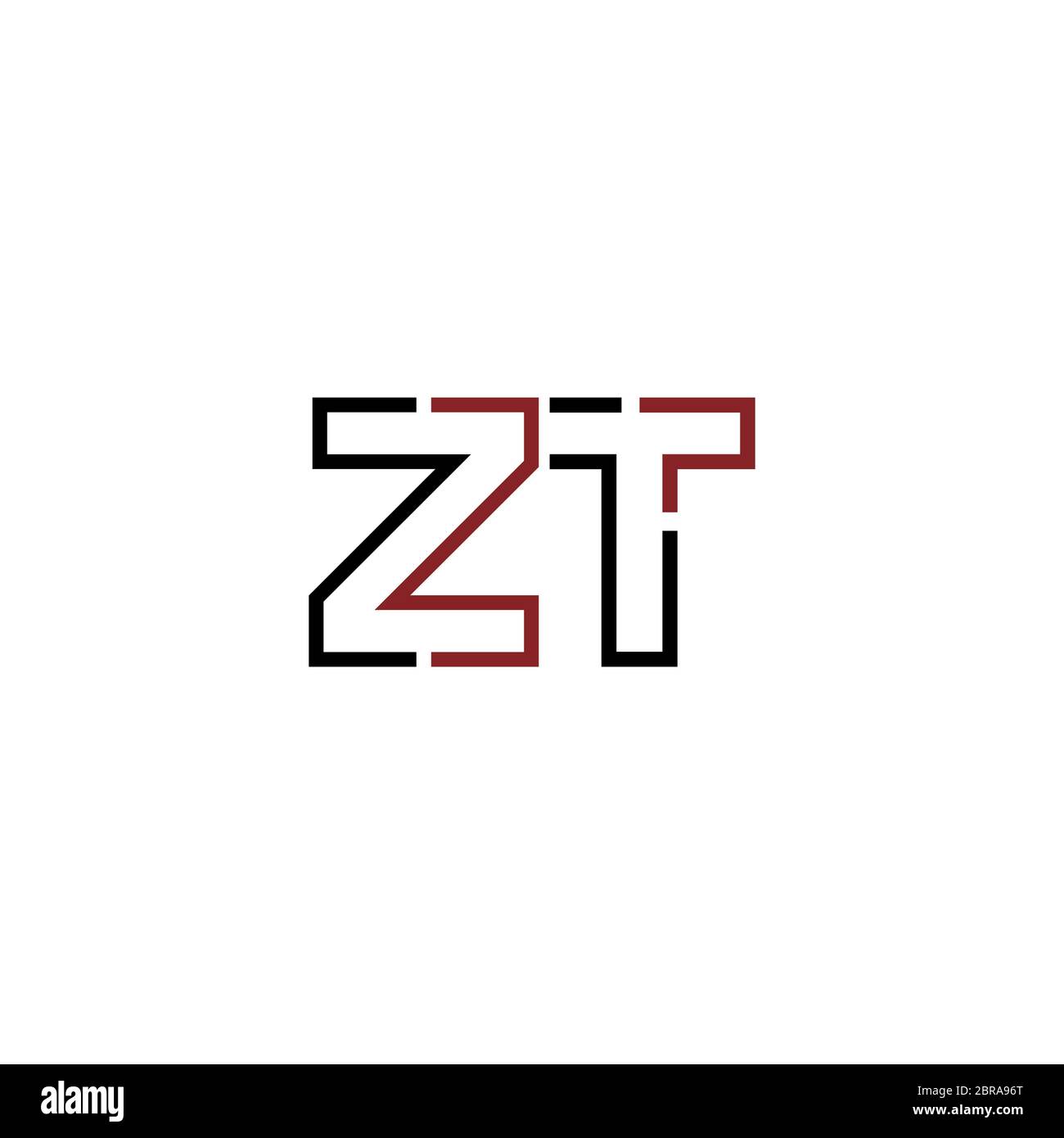 Letter zt logo hi-res stock photography and images - Alamy