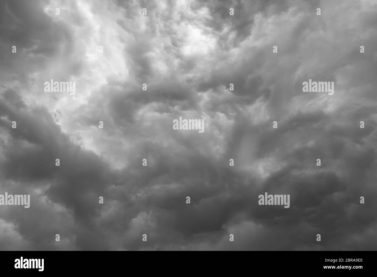 Dark ominous grey storm clouds. Dramatic sky Stock Photo - Alamy
