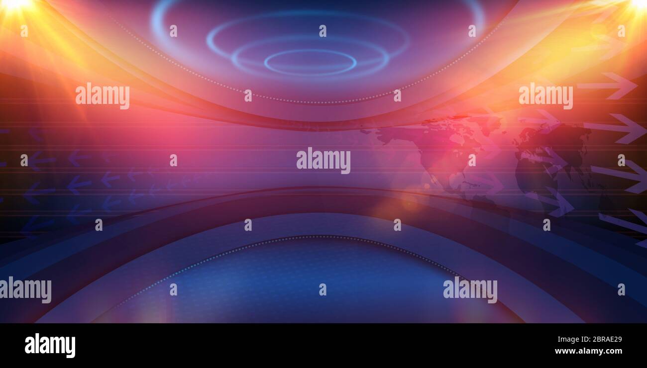 Abstract Empty 3D Studio Space, 3d Illustration Stock Photo - Alamy