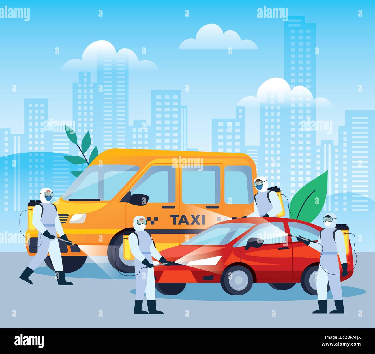 Sanitizing vehicles hi-res stock photography and images - Alamy