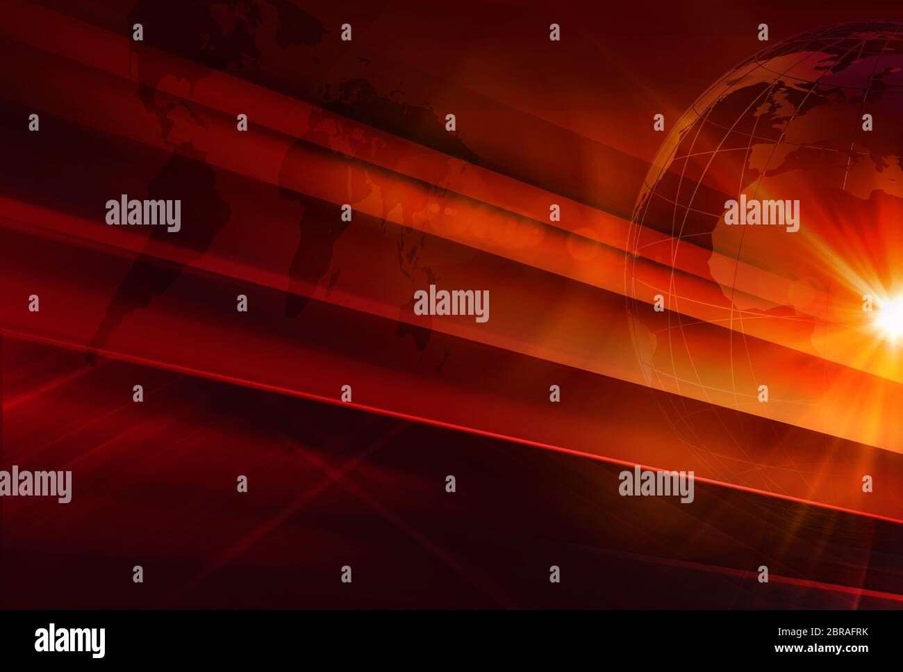 Graphical Breaking News Background with news text, Red Theme Background ...