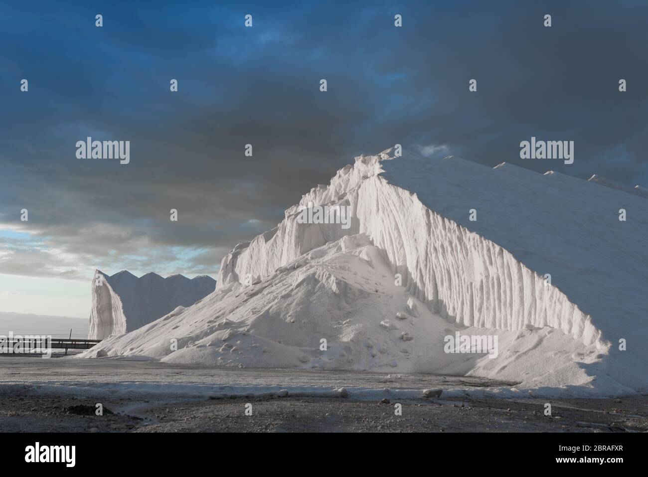 fresh produced sea salt in saline Stock Photo - Alamy