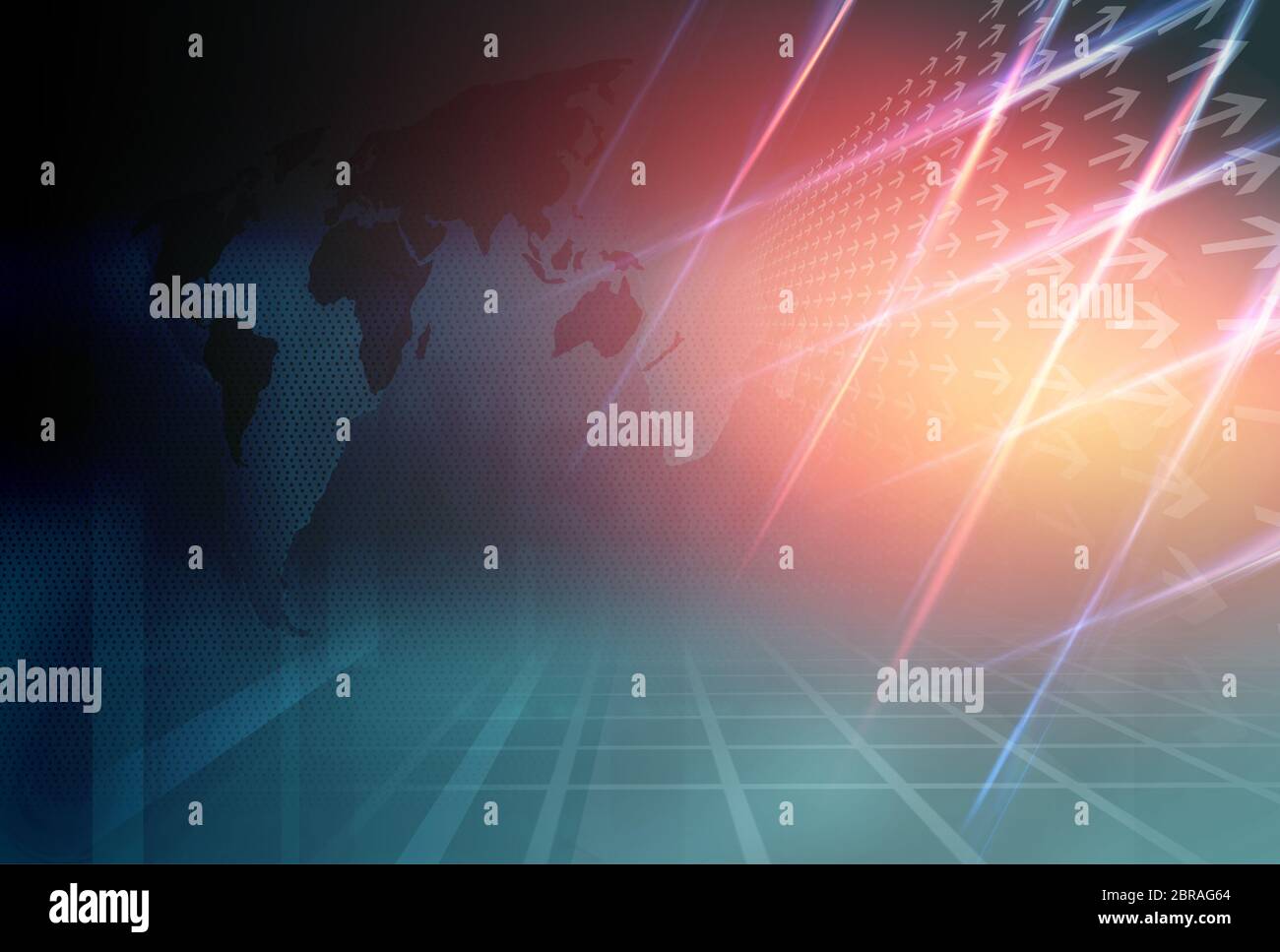 Graphical Modern Digital World News Background, Technology ...