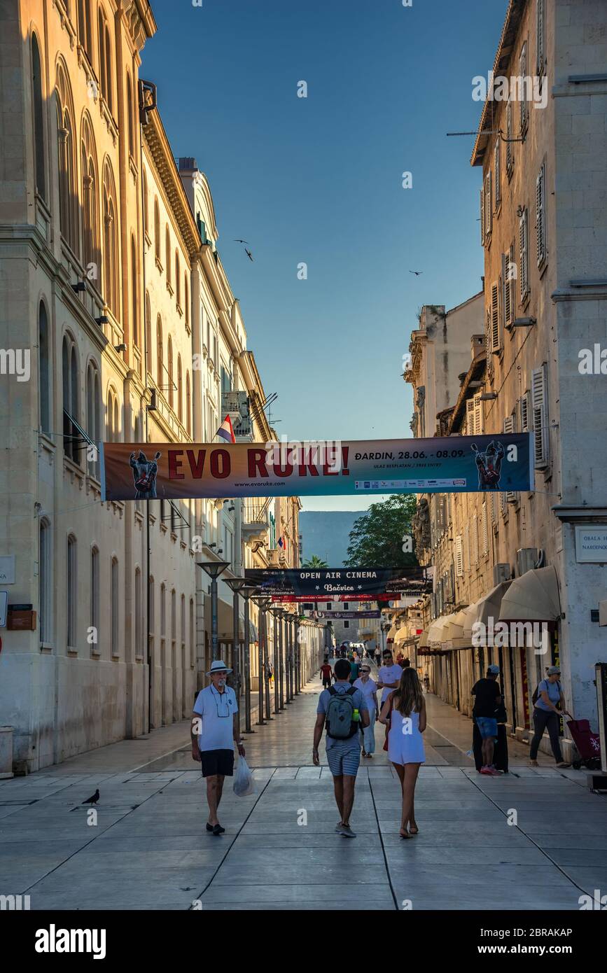 Marmontova street in split hi-res stock photography and images - Alamy