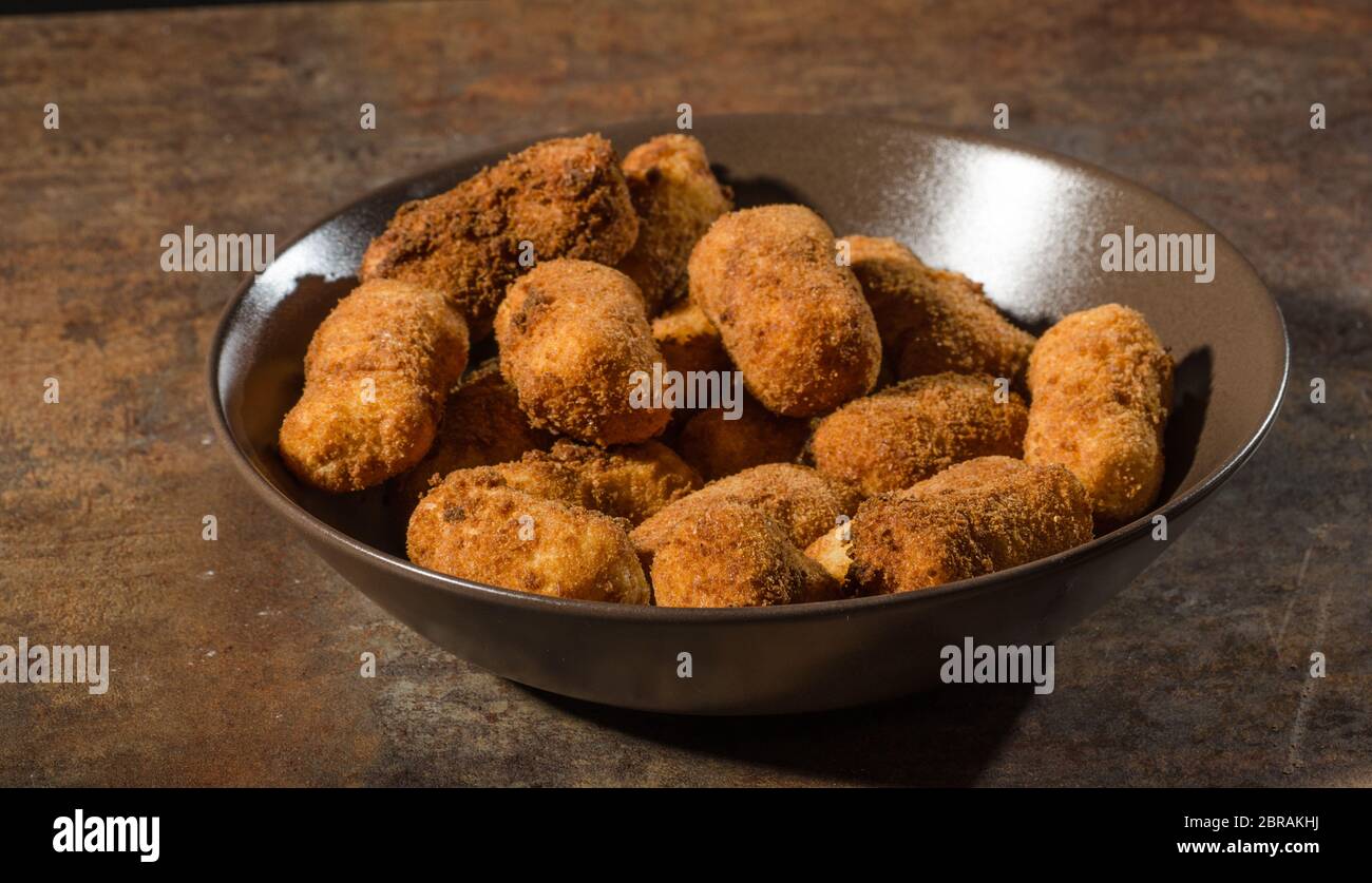 Homemade potato croquettes, product photo Stock Photo - Alamy