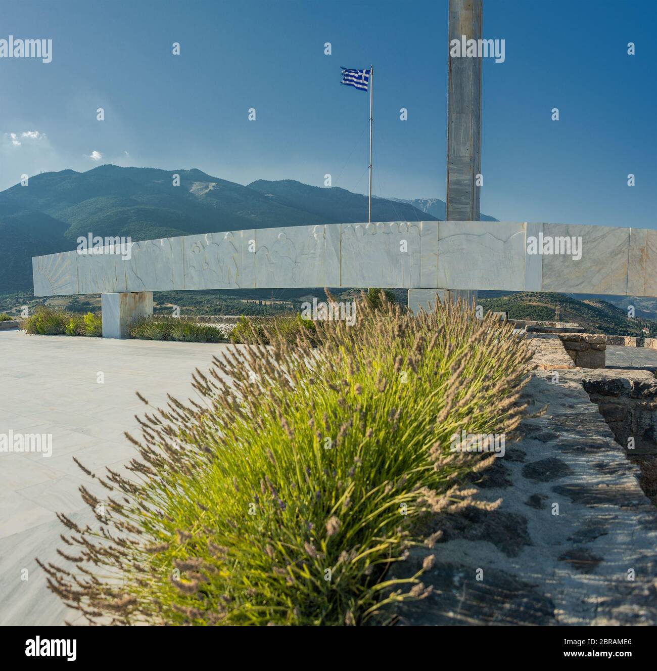 Distomo Massacre Memorial on October 14, 2012 in Distomo, Boeotia. The ...