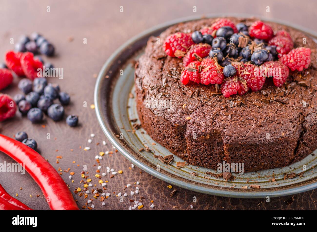 Chilli chocolate cake hi-res stock photography and images - Alamy