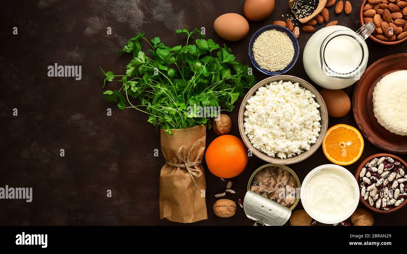 Calcium Rich Foods High Resolution Stock Photography and Images - Alamy