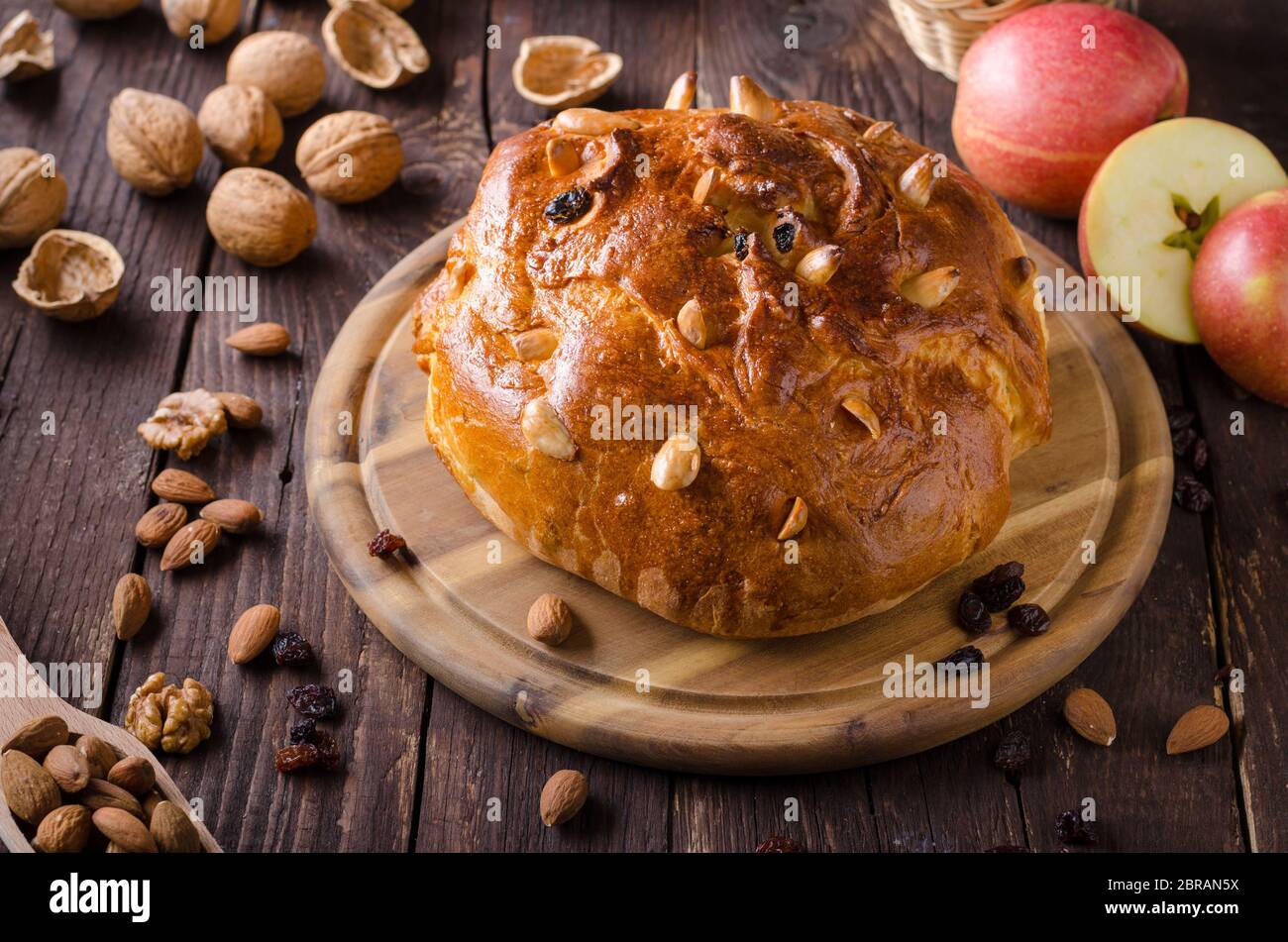 Czech cake chrismas celebration, delish cake with nuts and walnuts ...