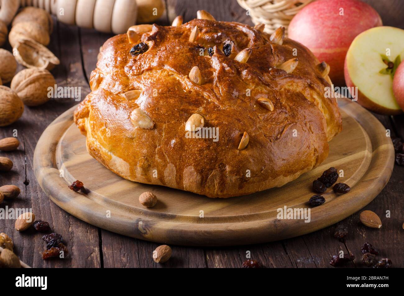 Czech cake chrismas celebration, delish cake with nuts and walnuts ...