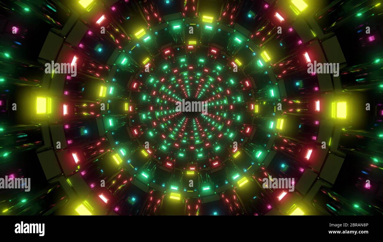 round shaped lights with nice glow design work background, abstract ...