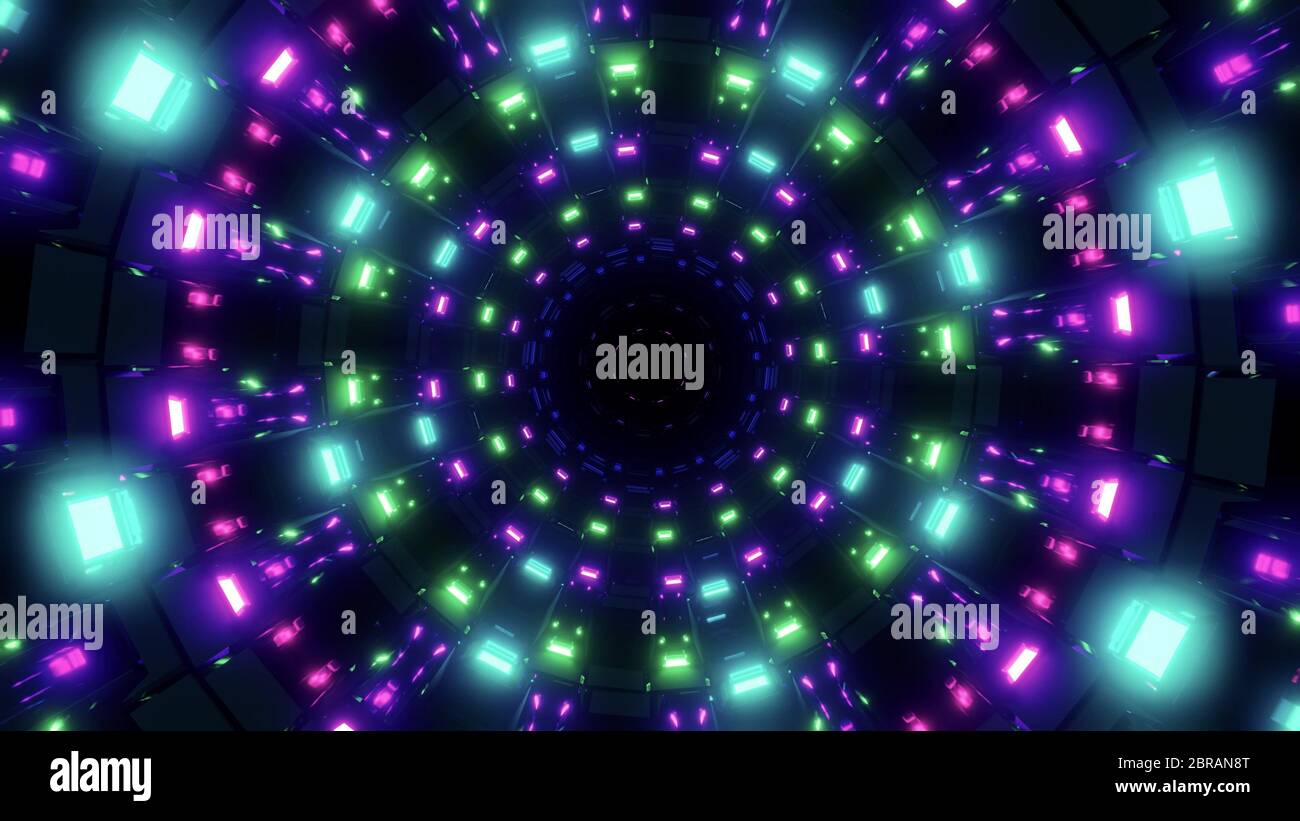 round shaped lights with nice glow design work background, abstract ...