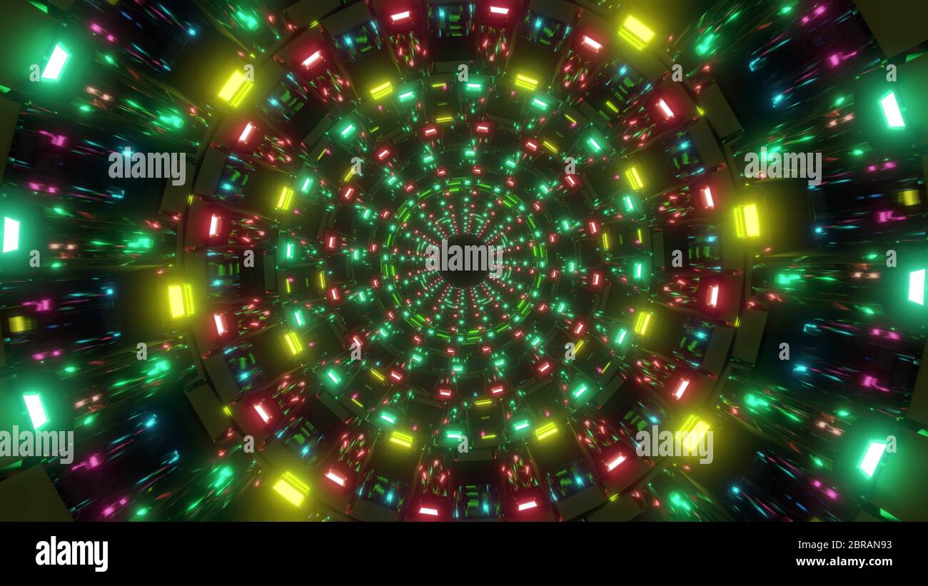 round shaped lights with nice glow design work background, abstract ...