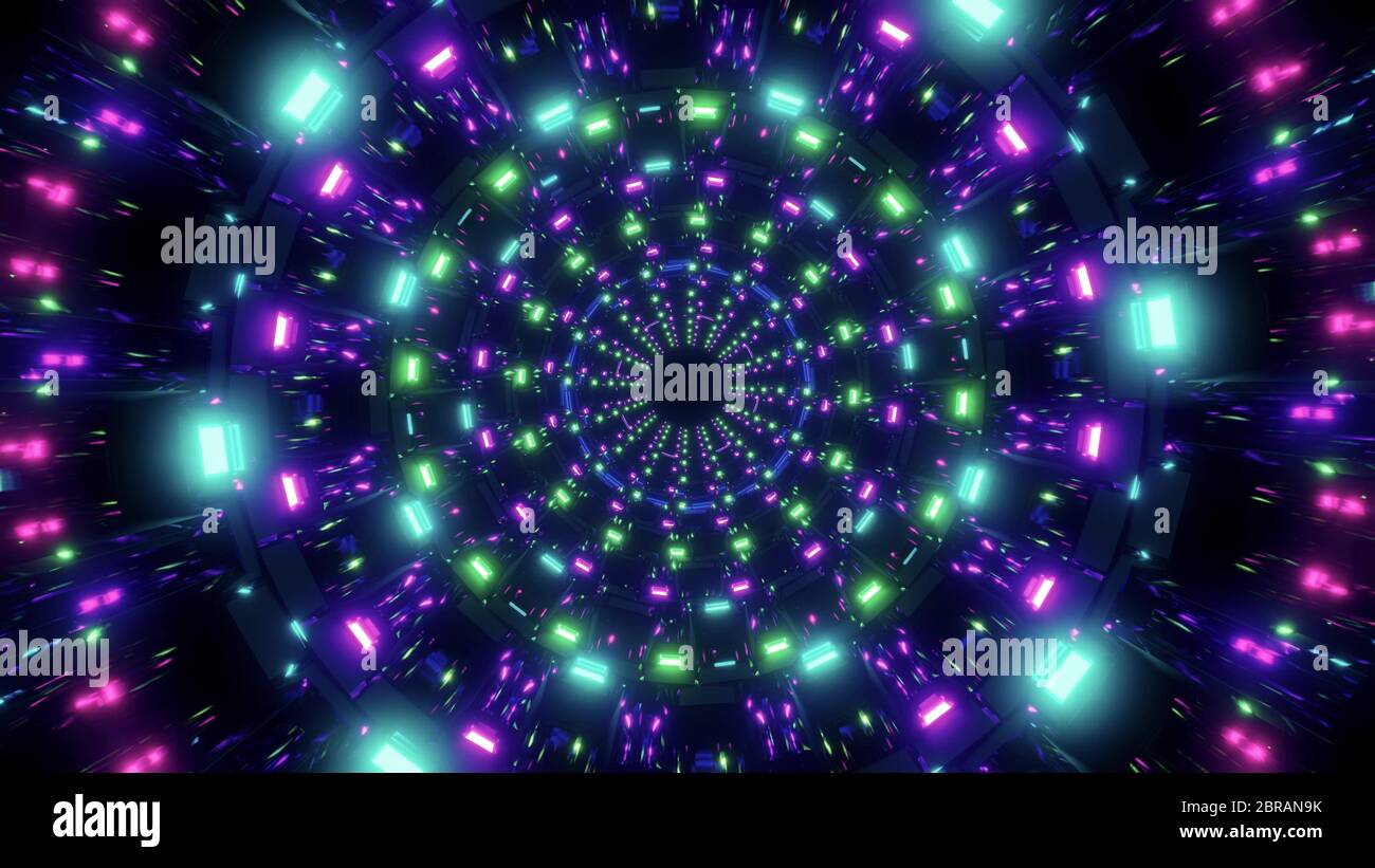 round shaped lights with nice glow design work background, abstract ...