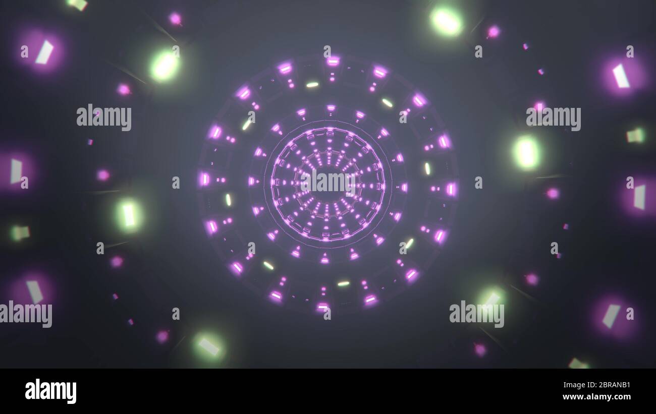 round shaped lights with nice glow design work background, abstract ...