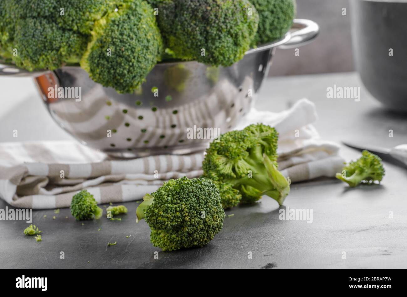 Broccoli vegetable raw picture, food photography, food styling Stock ...