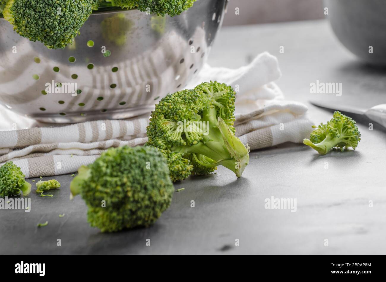 Broccoli vegetable raw picture, food photography, food styling Stock ...