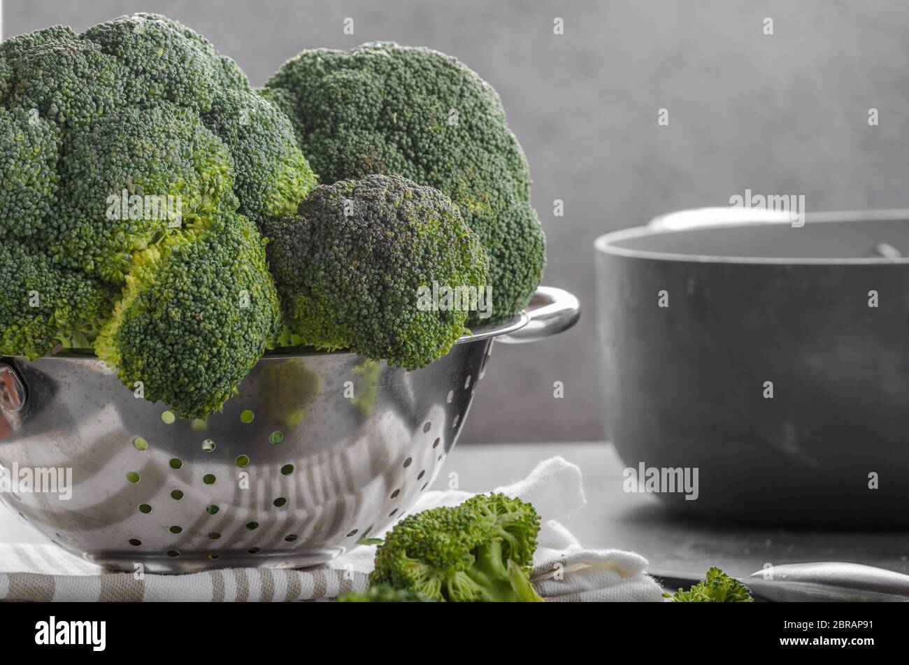 Broccoli vegetable raw picture, food photography, food styling Stock ...