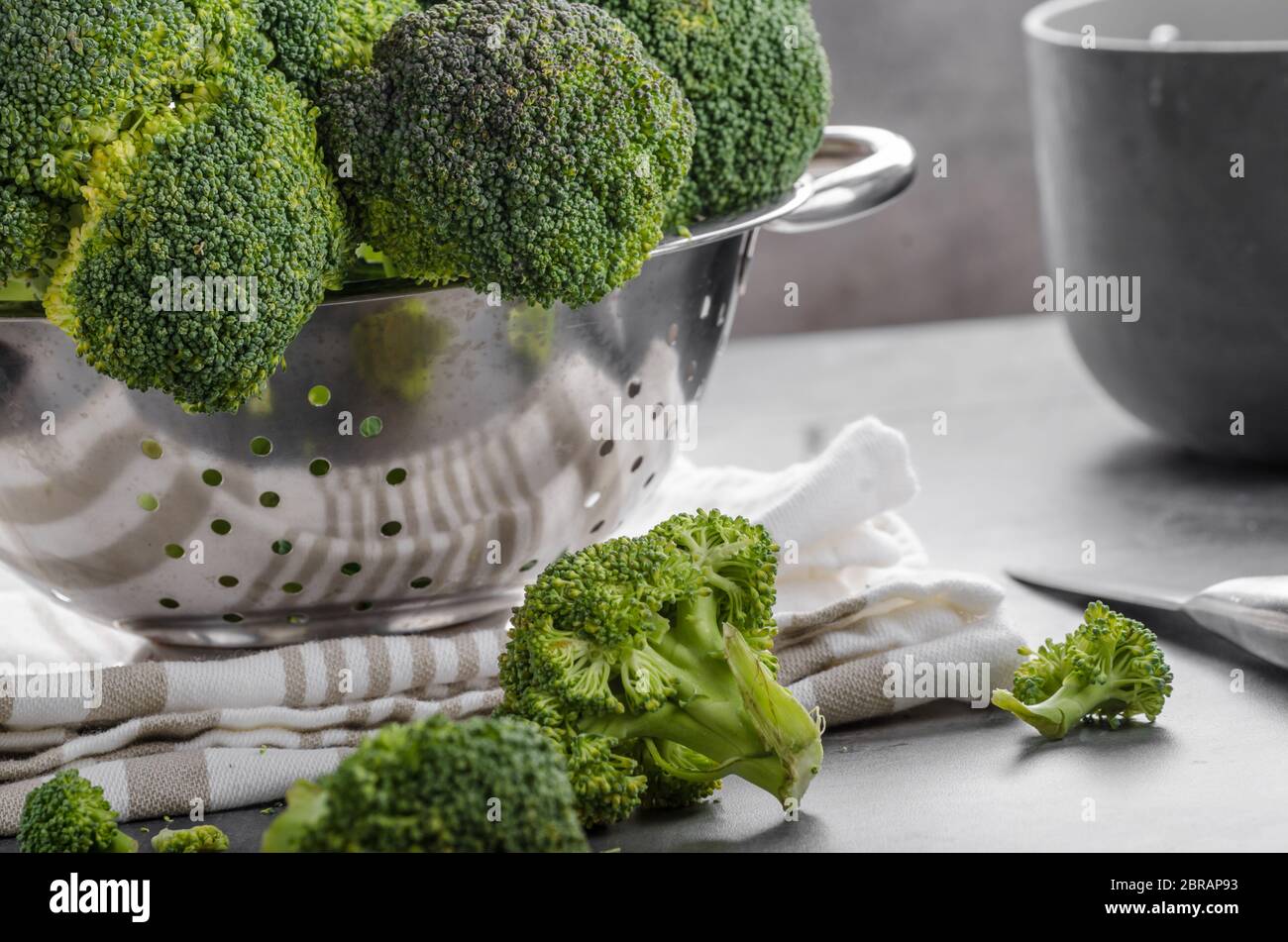 Broccoli vegetable raw picture, food photography, food styling Stock ...