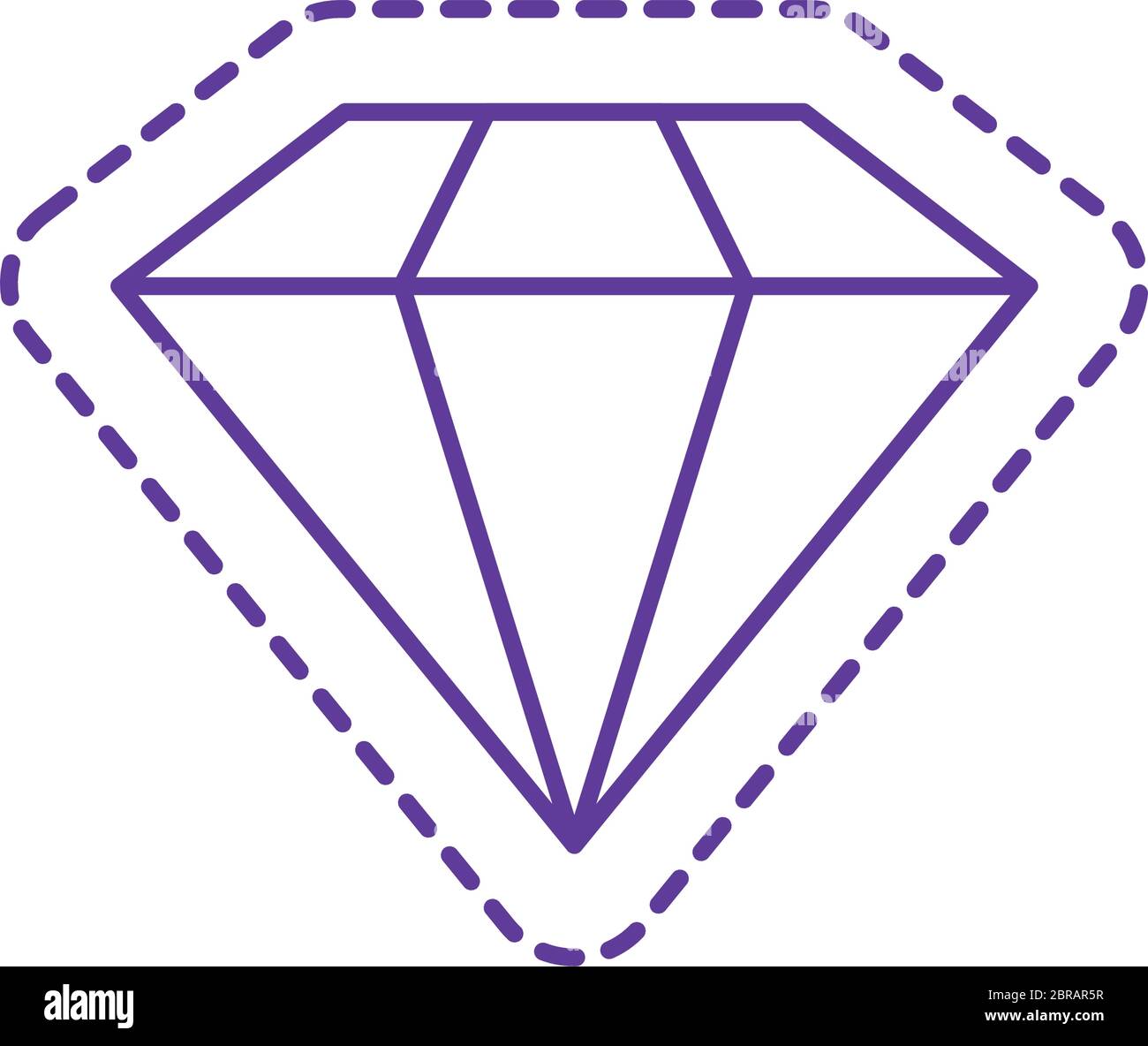 diamond line style icon design, Cute patch expression emoticon and ...