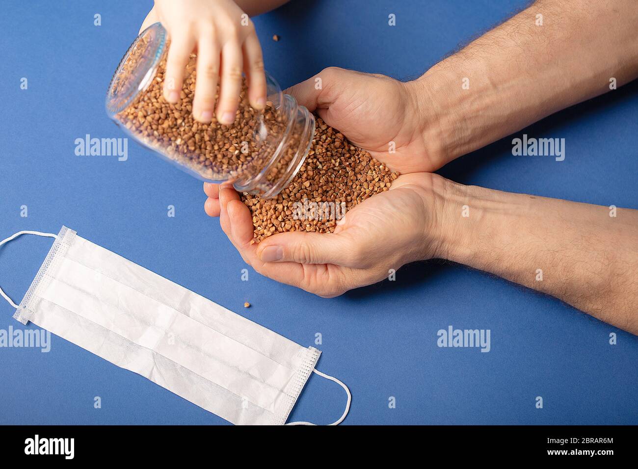 basic necessities for healthy eating during quarantine Stock Photo - Alamy