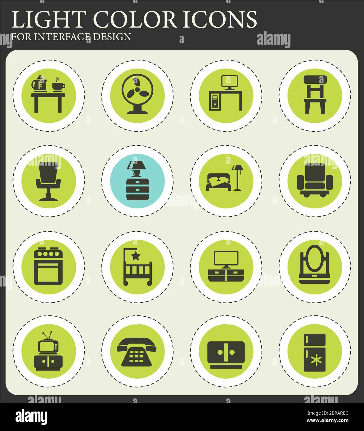 Furniture web icons user interface hi-res stock photography and images ...