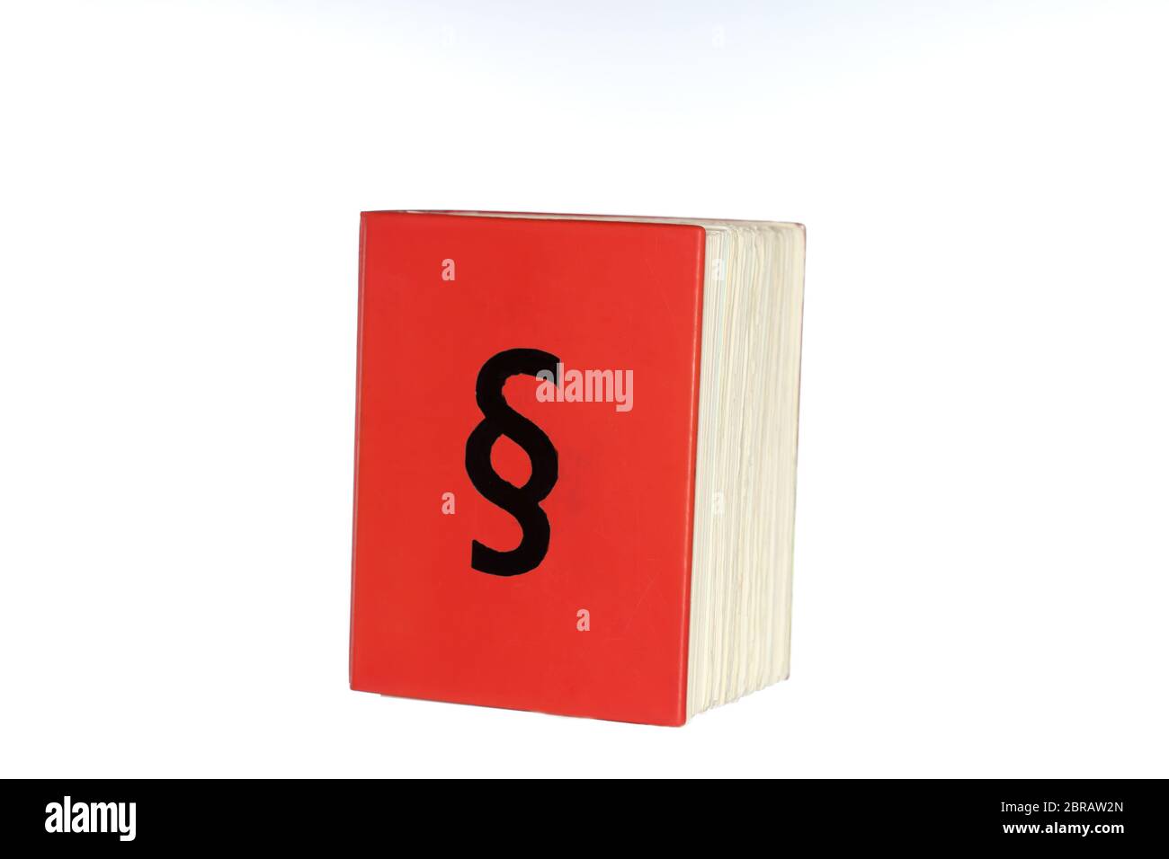 symbolic tax book isolated on white background Stock Photo - Alamy